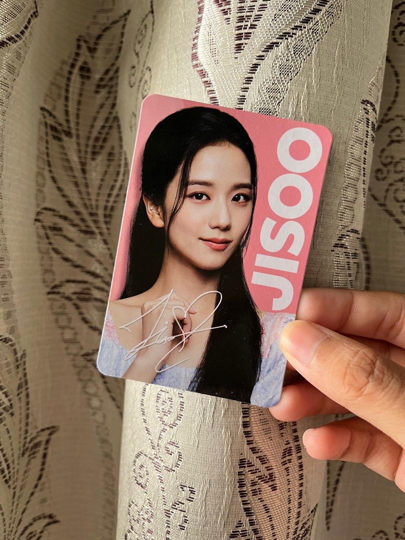 Blackpink Jisoo photocard oreo, Hobbies & Toys, Collectibles ...