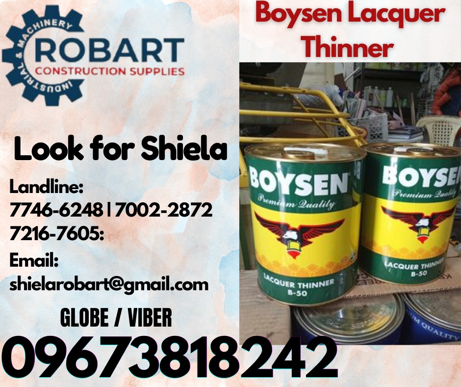 Boysen Lacquer thinner, Commercial & Industrial, Construction Tools ...