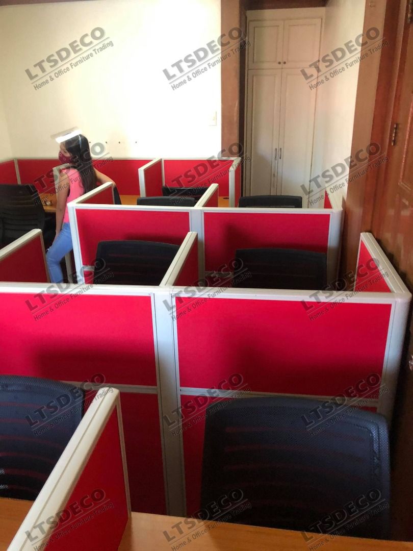 BPO MODULAR CUBICLE FURNITURE OFFICE PARTITIONS, Furniture & Home ...