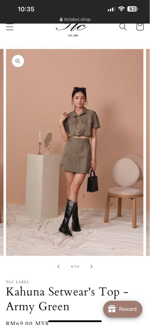Brand new set wears -army green , Women's Fashion, Dresses & Sets, Sets ...