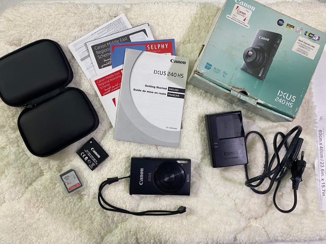 CANON IXUS 240 HS aka POWERSHOT ELPH 320 HS, Photography, Cameras on ...
