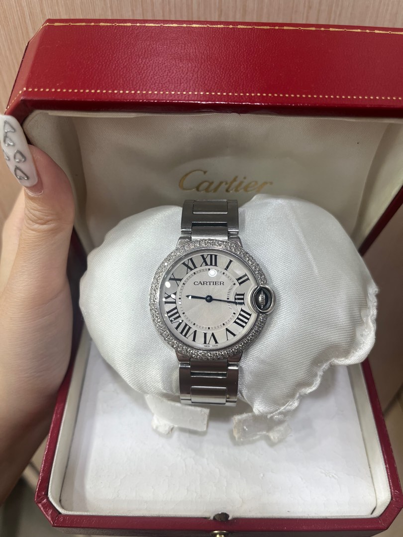 Cartier watch ORIGINAL, Fesyen Wanita, Jam Tangan di Carousell