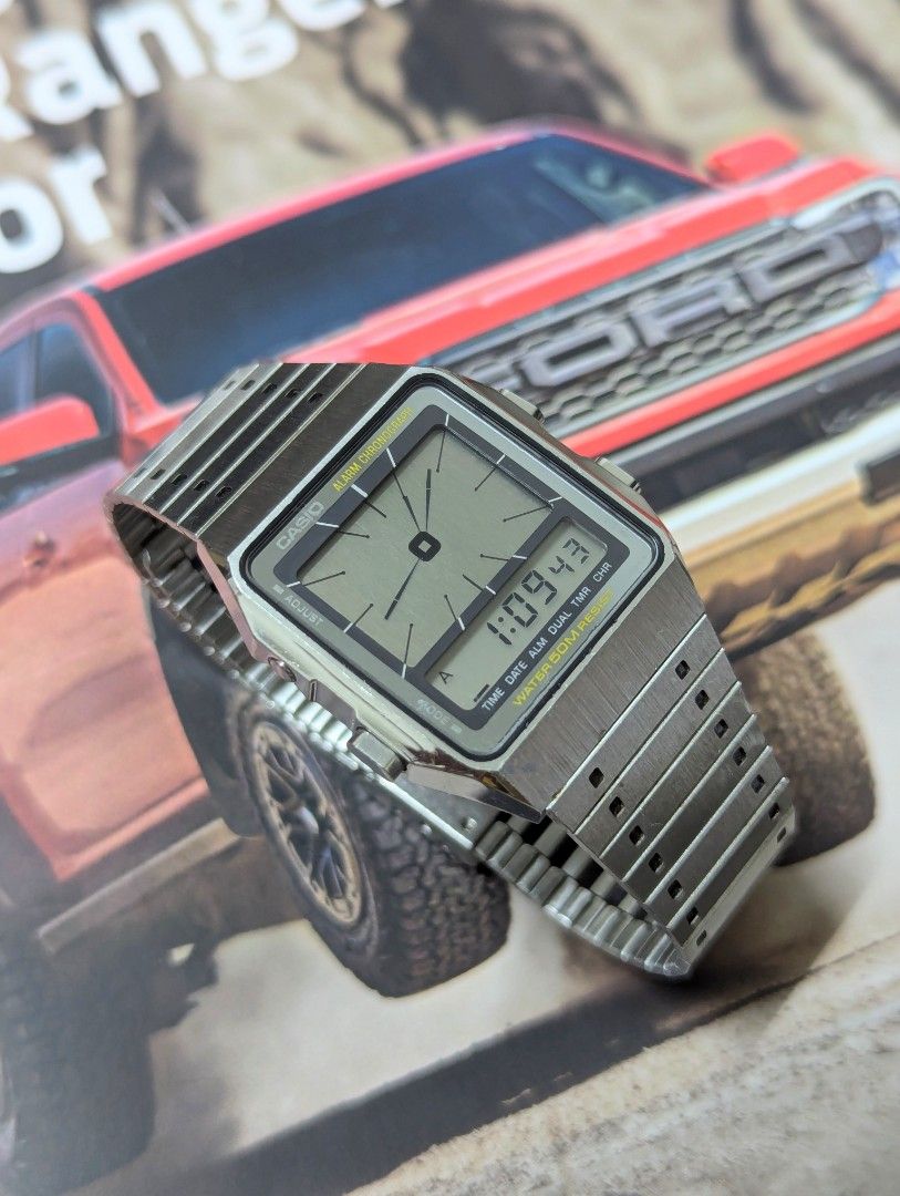 CASIO AE-90W QW-187 DUAL DIGITAL VINTAGE 1982, Men's Fashion, Watches ...