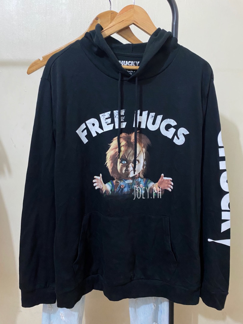 CHUCKY FREE HUG HOODIE, Men's Fashion, Coats, Jackets and Outerwear on ...
