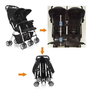 [iDS] Promo! New Dual Facing Foldable Reclining Reversible Twin ...