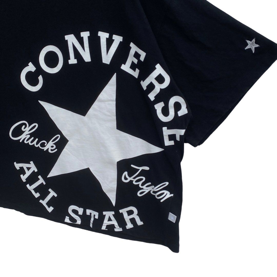 Custom Converse Chuck Taylor Baggy Crop Shirt, Women's Fashion, Tops ...