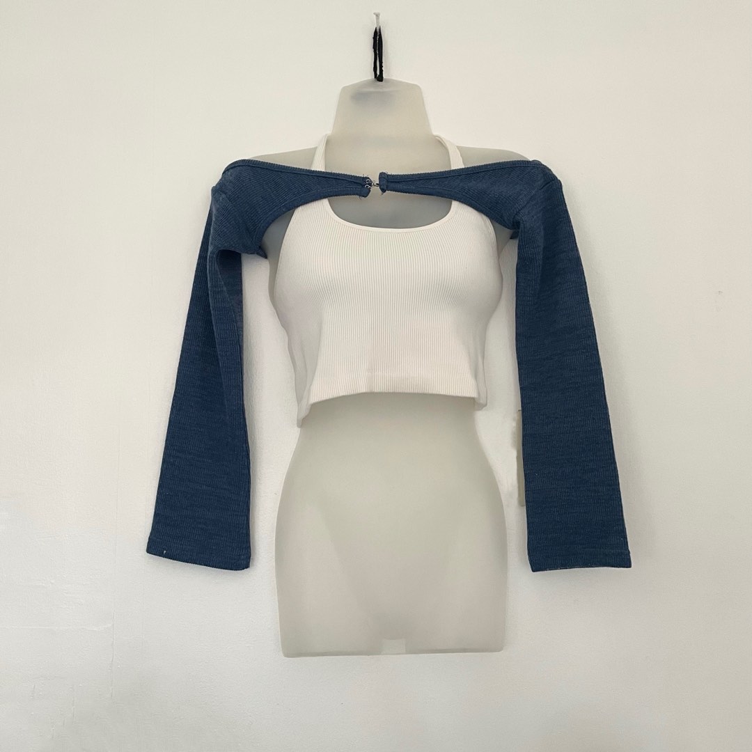 Dark Blue Arm Warmers | y2k acubi subversive aesthetic pinterest, Women ...