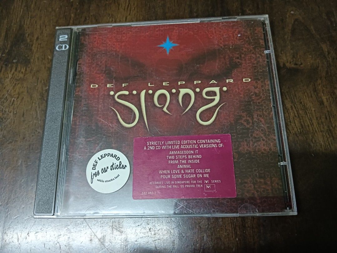 Def Leppard - Slang 2CD, Hobbies & Toys, Music & Media, CDs & DVDs on ...