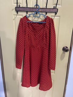 Dotted dress, Women's Fashion, Dresses & Sets, Dresses on Carousell