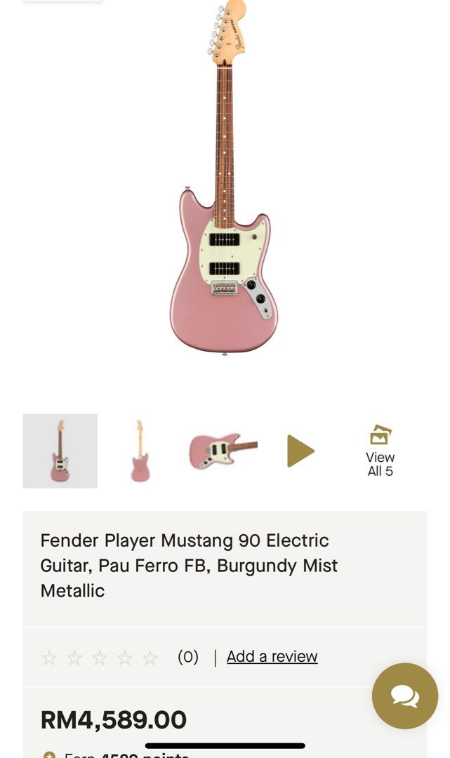 Fender Player Mustang, Hobbies & Toys, Music & Media, Musical ...