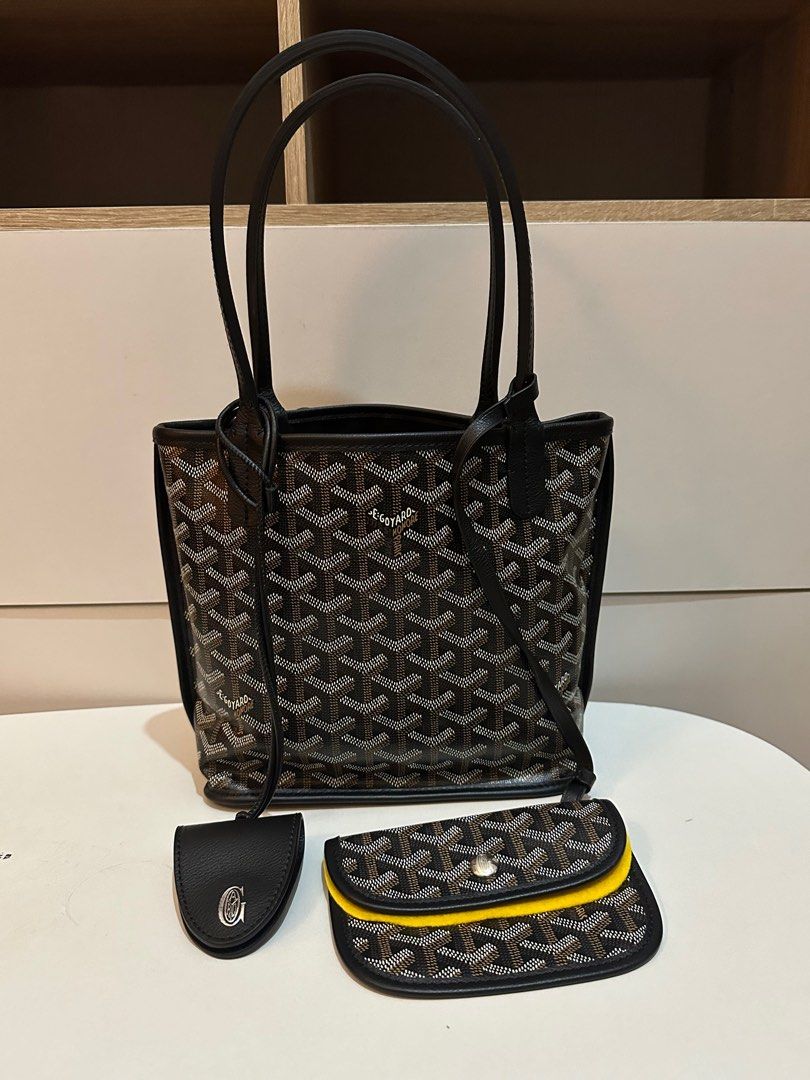 goyard mini anjou black thn 2023, Barang Mewah, Tas & Dompet di Carousell