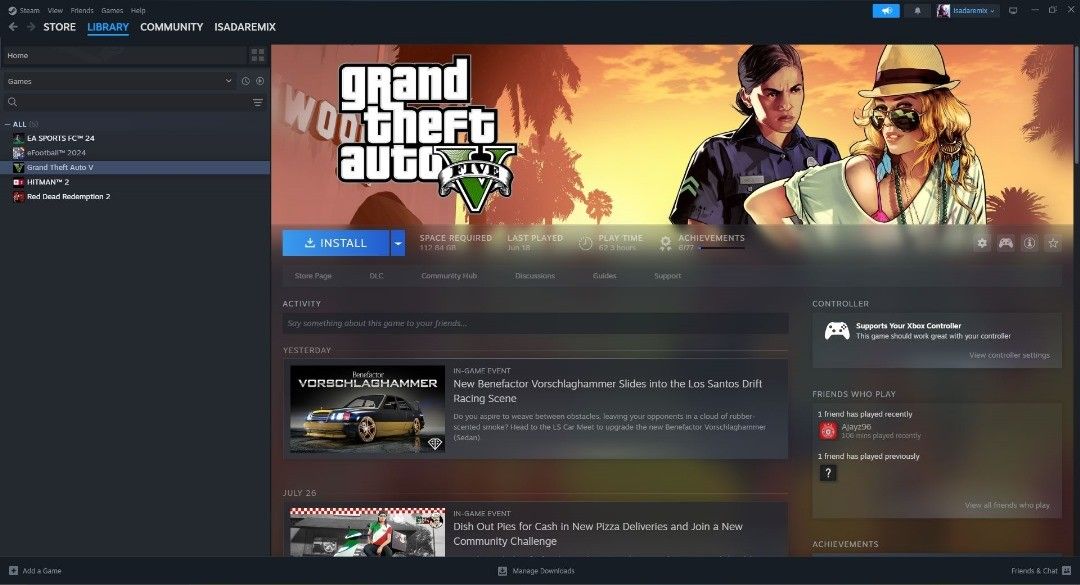GTA 5 STEAM, Video Gaming, Video Games, Others on Carousell
