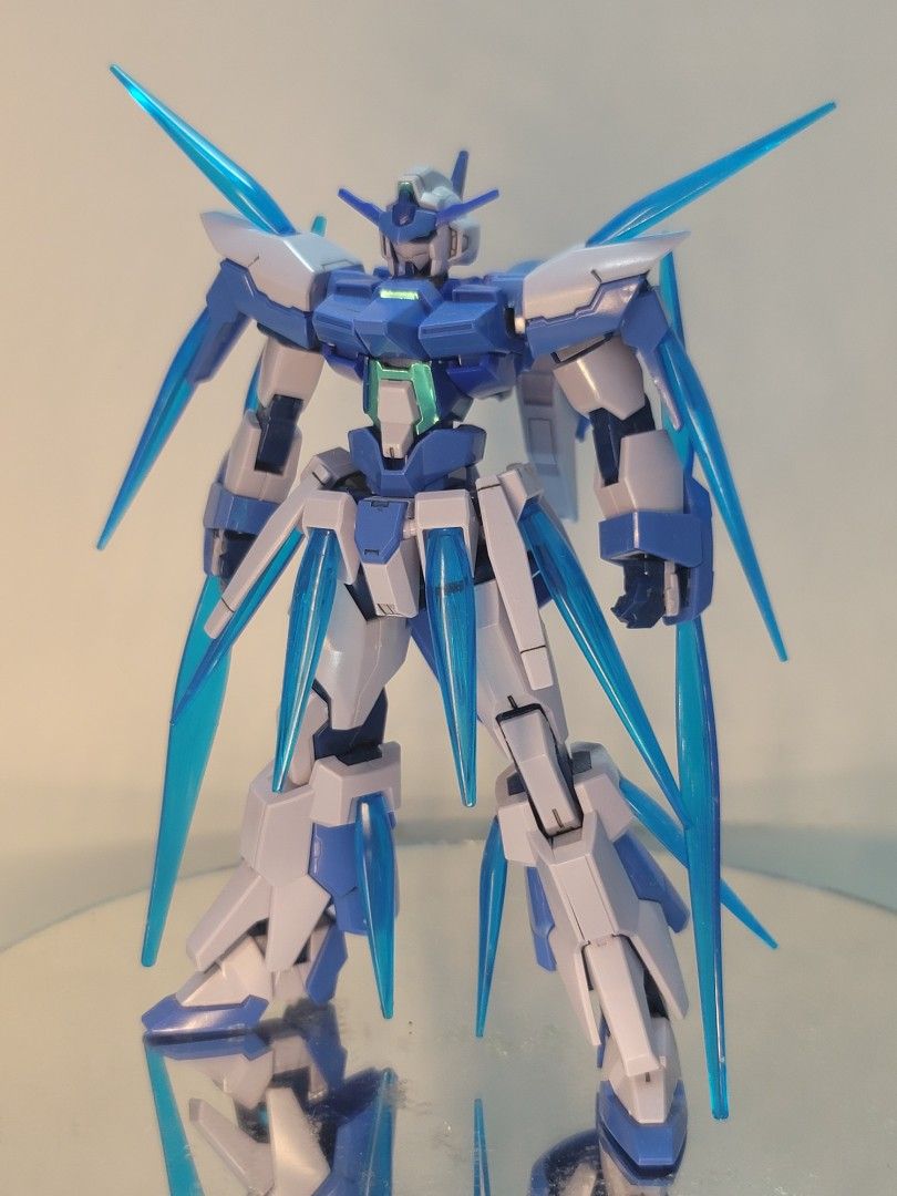 hg age fx 齊件 有說明書 不連地台 gundam bandai gunpla 素組 已砌 完成品 高達 高達模型, 興趣及遊戲, 玩具 & 遊戲類 - Carousell