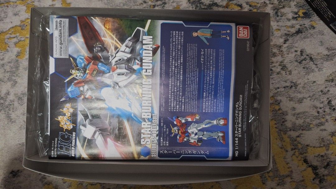 HG Star Burning Gundam, Hobbies & Toys, Toys & Games on Carousell