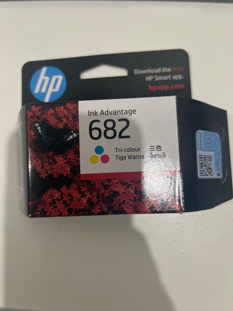 HP 682 INK CATRIDGE (TRI-COLOR), Computers & Tech, Printers, Scanners ...