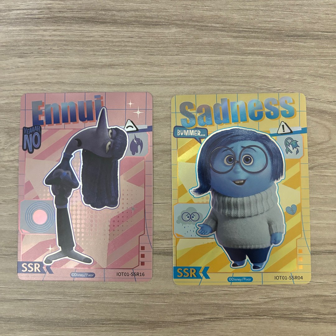 Inside out 2 正版收藏卡 (SSR), 興趣及遊戲, 玩具 & 遊戲類 - Carousell