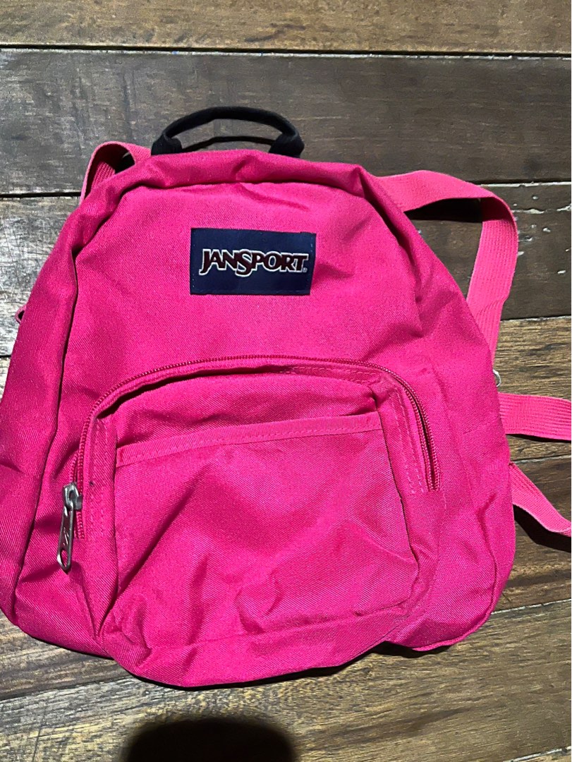 Jansport Pink Mini Backpack, Women's Fashion, Bags & Wallets, Backpacks ...