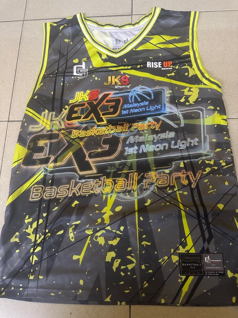 JK8 SPORTS 3X3 BASKETBALL JERSEY 2024, Men's Fashion, Tops & Sets, Formal Shirts on Carousell