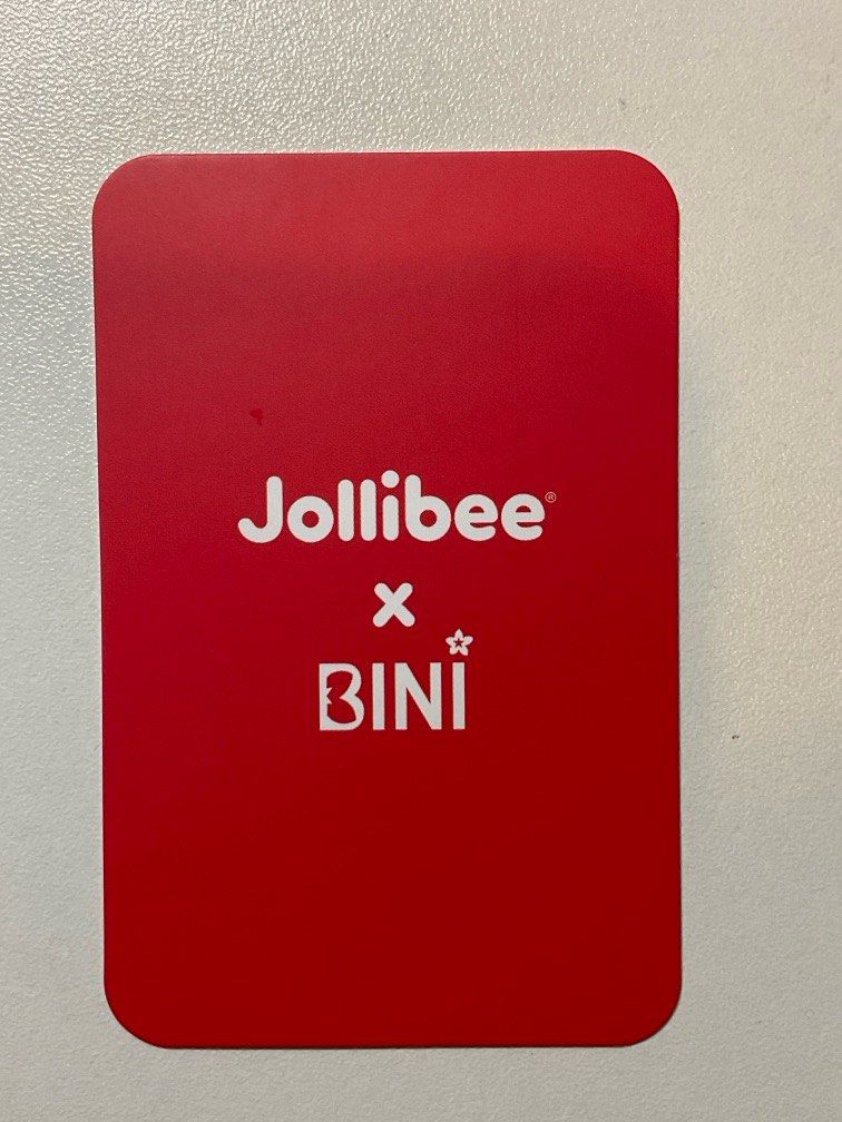 Jollibee BINI Jhoanna Heart Photocard PC, Hobbies & Toys, Memorabilia ...