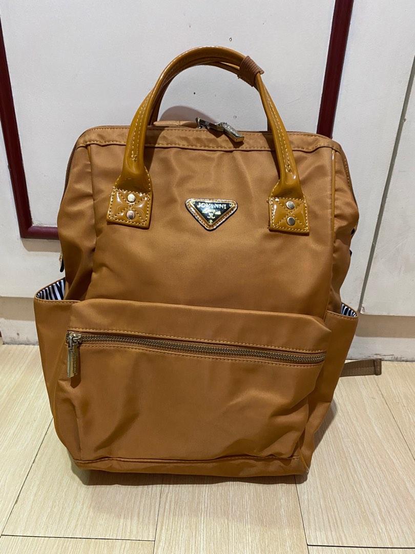 Jovanni Brown Backpack, Women's Fashion, Bags & Wallets, Backpacks on ...