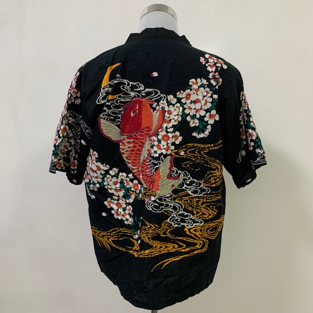 Kimono Japan Koi fish Motif, Men's Fashion, Tops & Sets, Tshirts & Polo ...