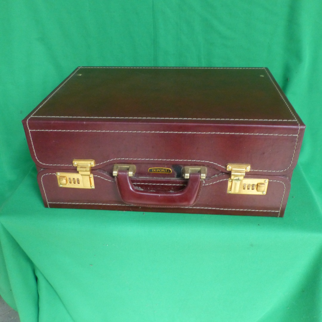 Koper Merk Dupont suitcase bagasi luggage jadul antik klasik vintage ...