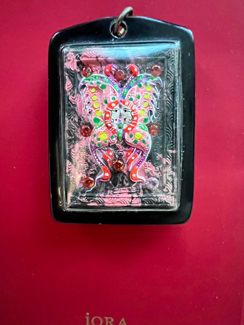 Kruba Krissana ~ Wat Weruwan - Butterfly King With 4 Silver Takruts & 4 ...