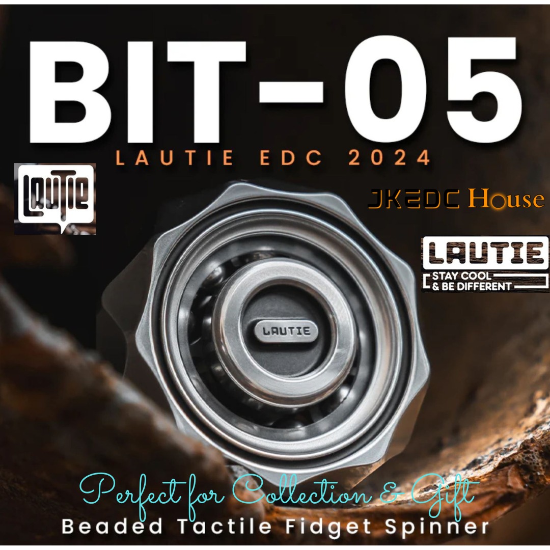 Lautie Bit 05 Beaded Tactile Fidget Spinner | Lautie EDC bit-05 Hand ...