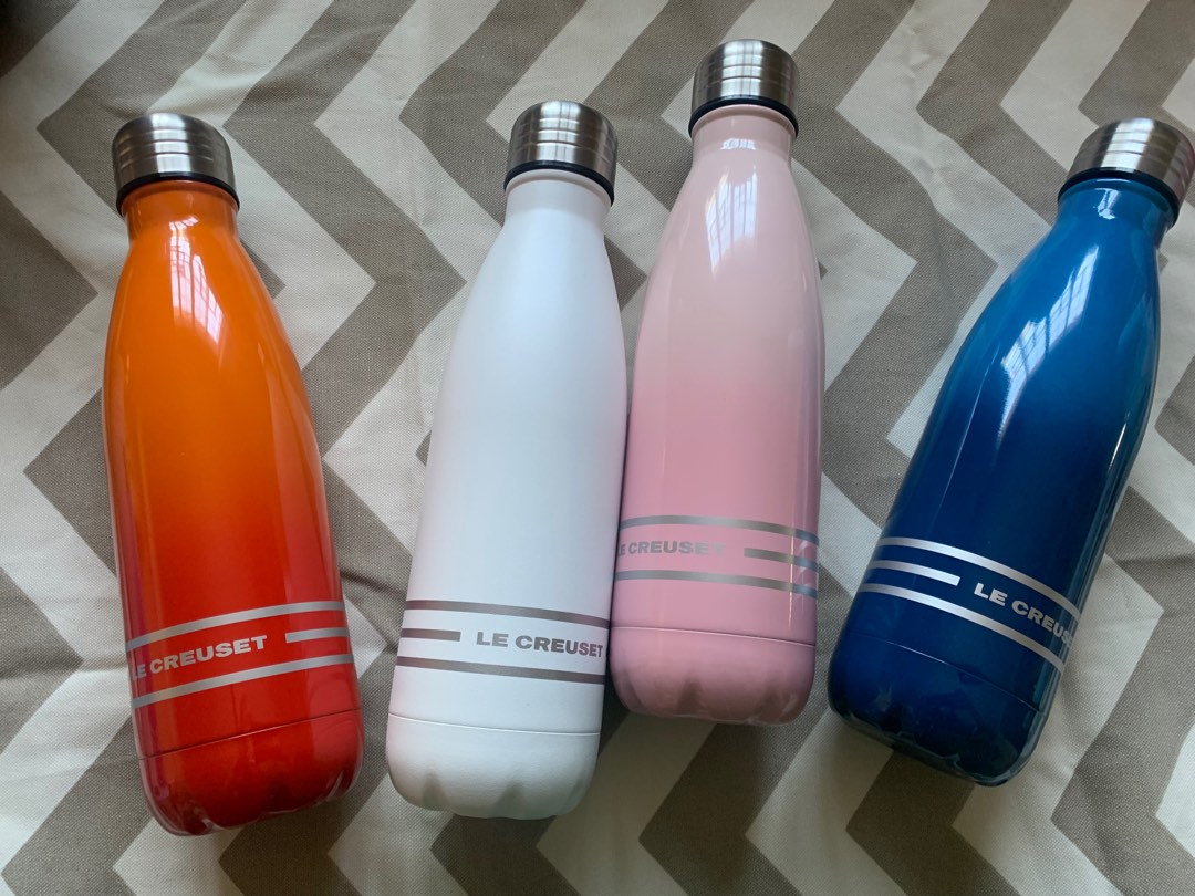 Le Creuset Hydration Flask comes with a box, Furniture & Home Living ...