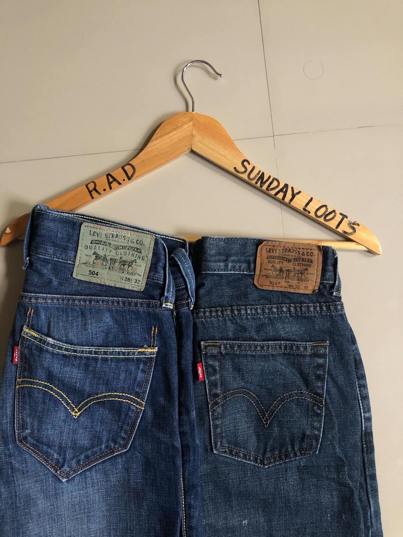 LEVI'S 504 / 514, Men's Fashion, Bottoms, Jeans on Carousell