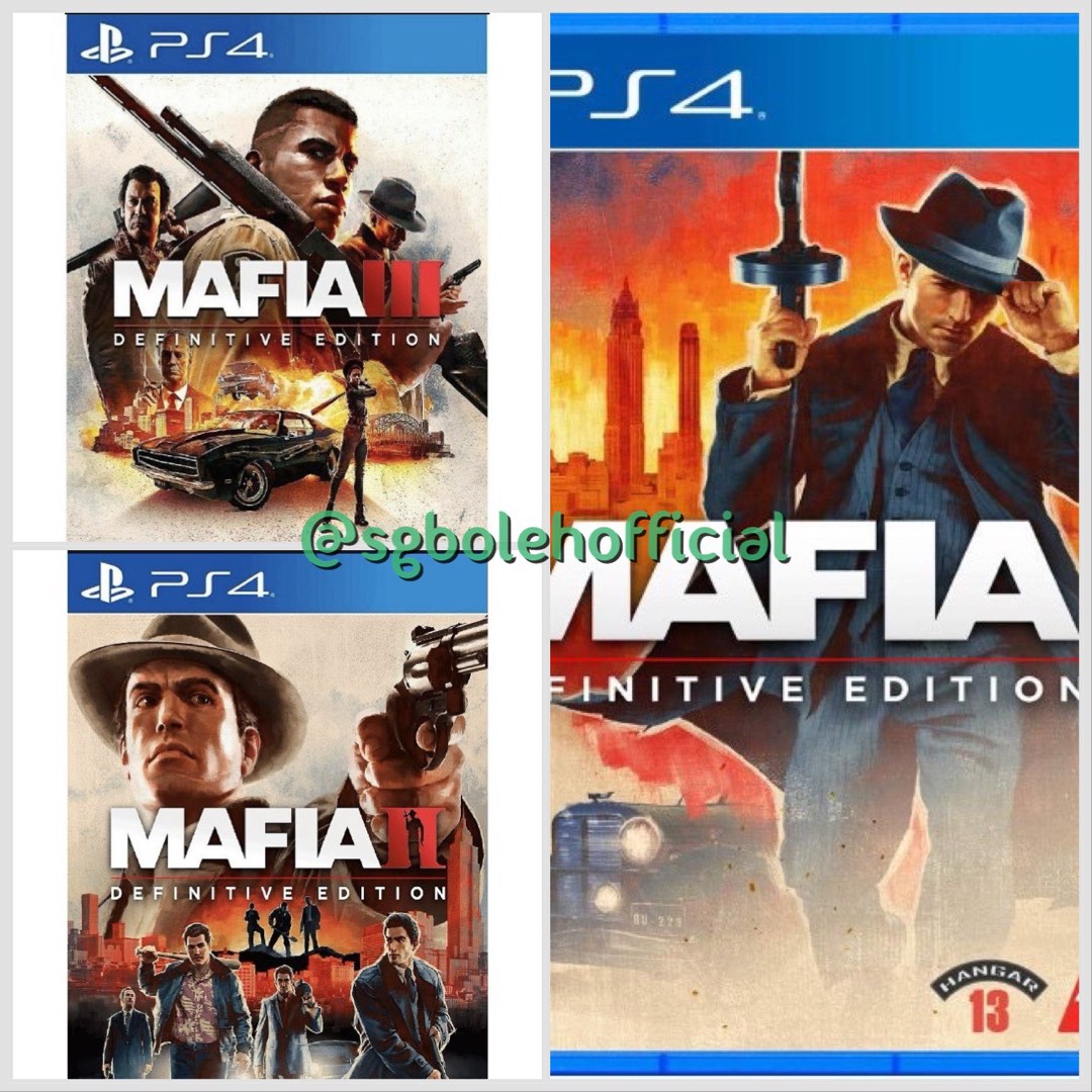 Mafia: Definitive Edition (PS4 & PS5) | Mafia 2 : Definitive Edition ...