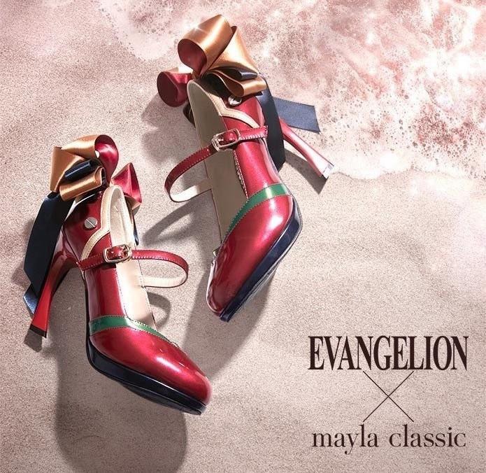 mayla classic x evangelion 新世紀福音戰士 eva 高跟鞋 明日香, 女裝, 鞋, 高跟鞋 - Carousell