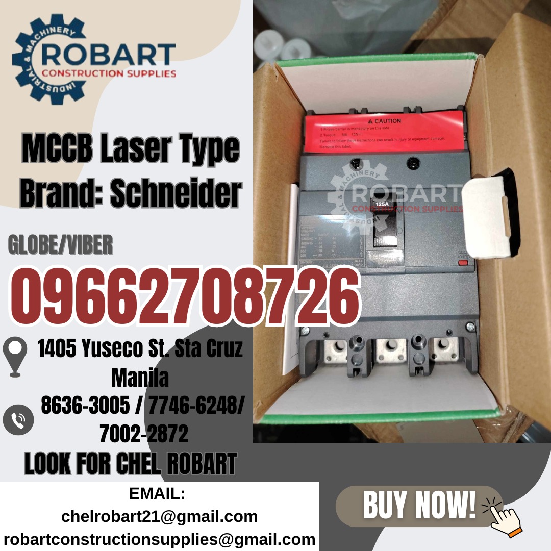 MCCB LASER TYPE, Commercial & Industrial, Construction & Building ...