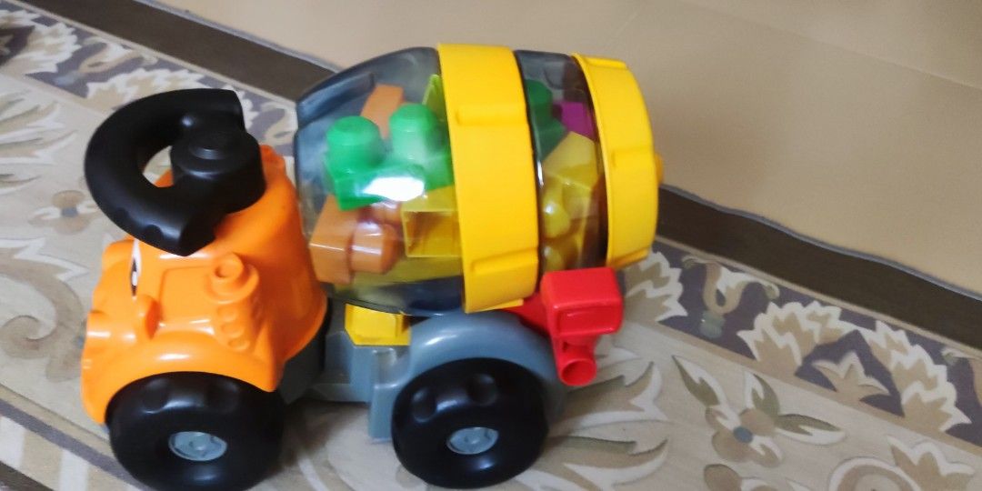 Mega block truck dan block, Babies & Kids, Infant Playtime on Carousell