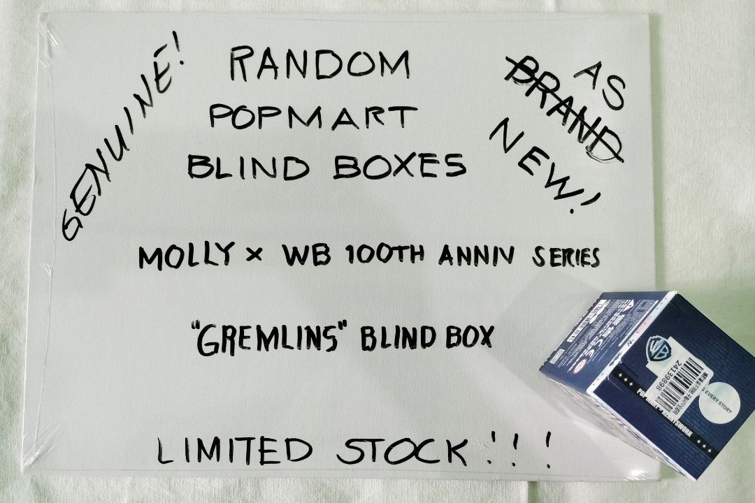 MOLLY BLIND BOX | POPMART | WB 100TH ANNIVERSARY SERIES, Hobbies & Toys ...