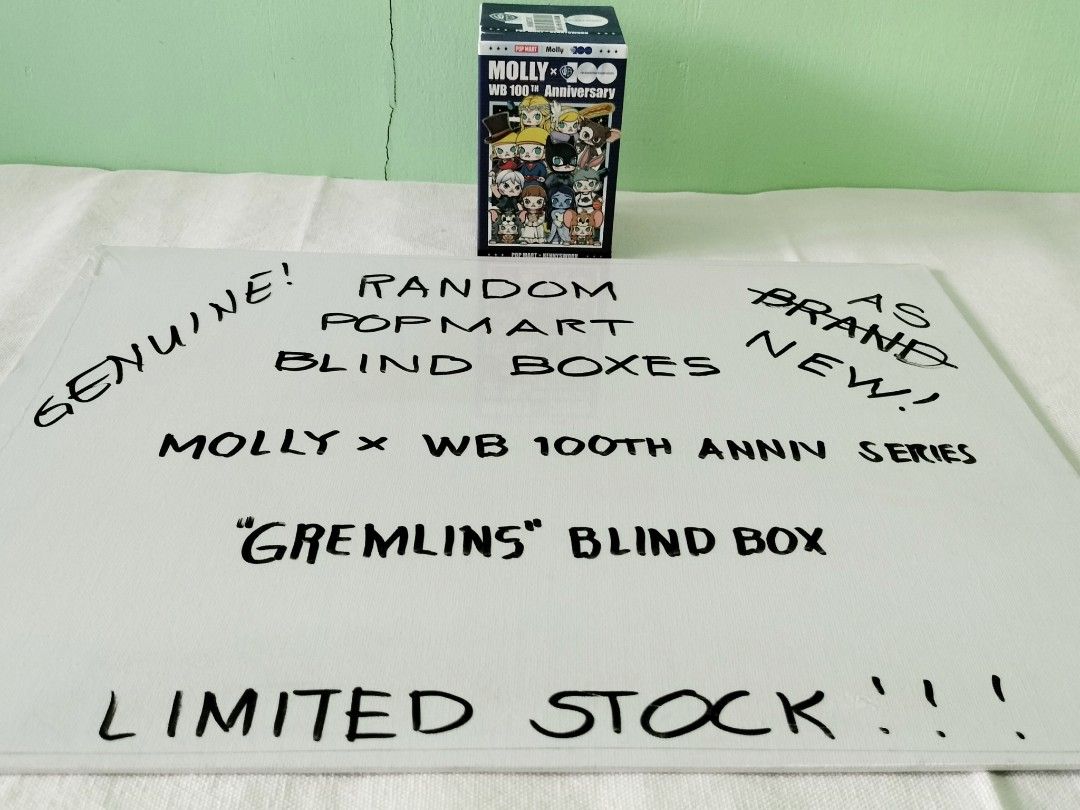 MOLLY BLIND BOX | POPMART | WB 100TH ANNIVERSARY SERIES, Hobbies & Toys ...