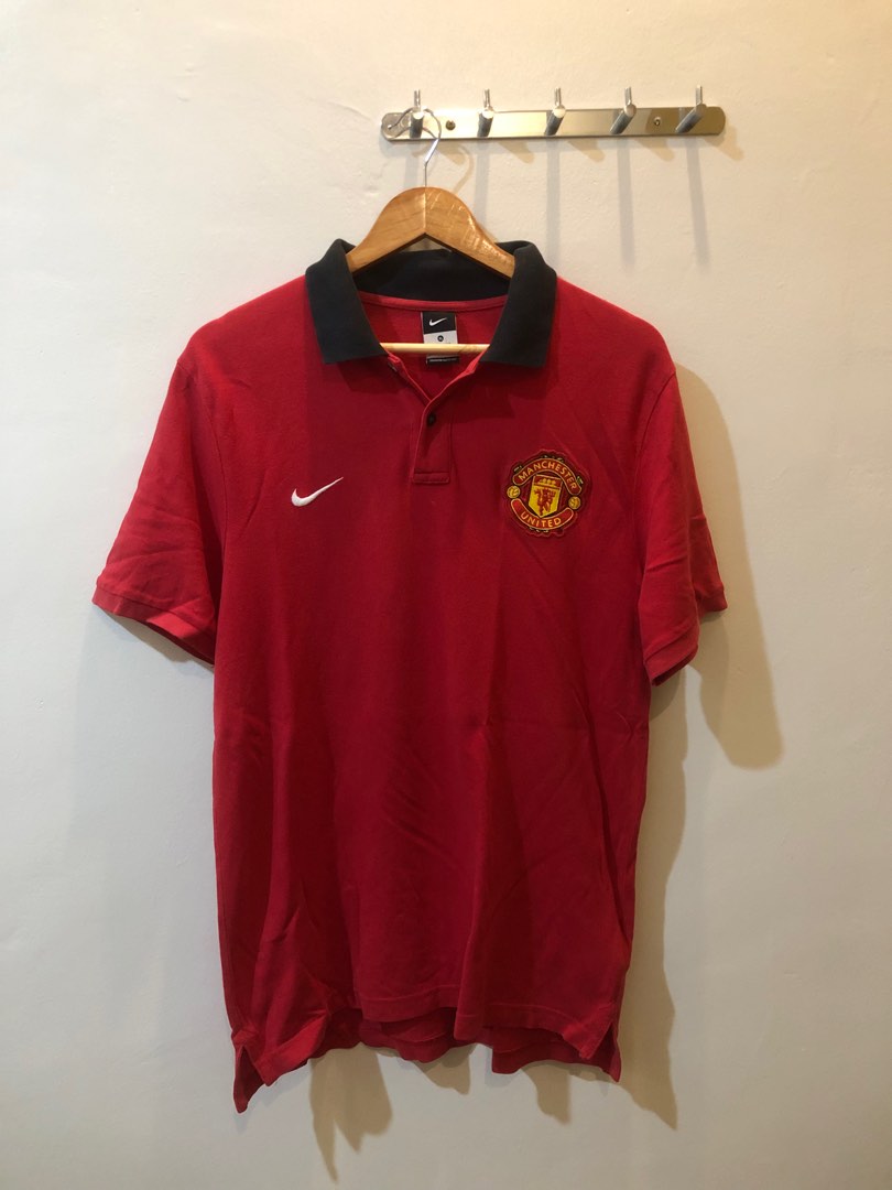 Nike Manchester United Polo Shirt, Men's Fashion, Tops & Sets, Tshirts ...