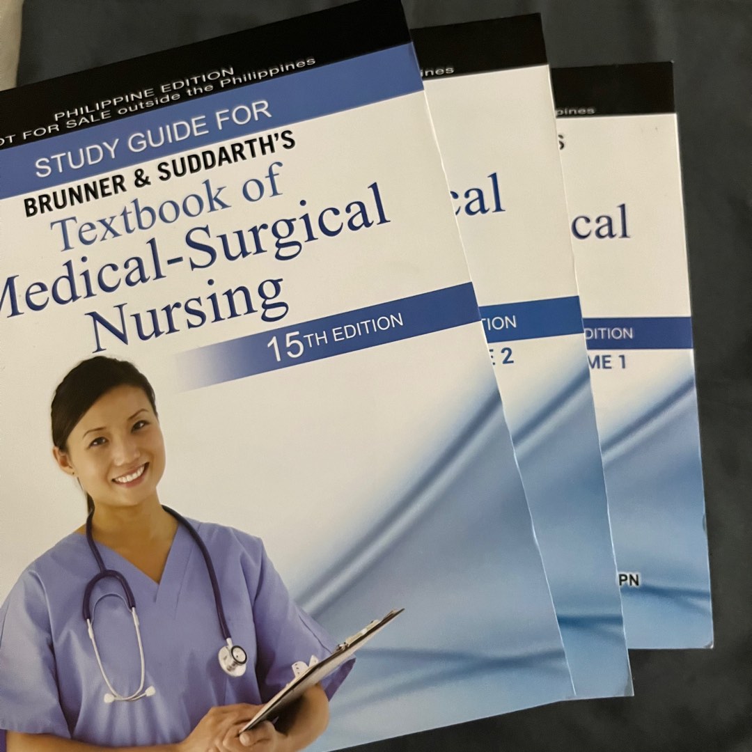 Nursing Books (Med-Surg 15th edition), Hobbies & Toys, Books ...