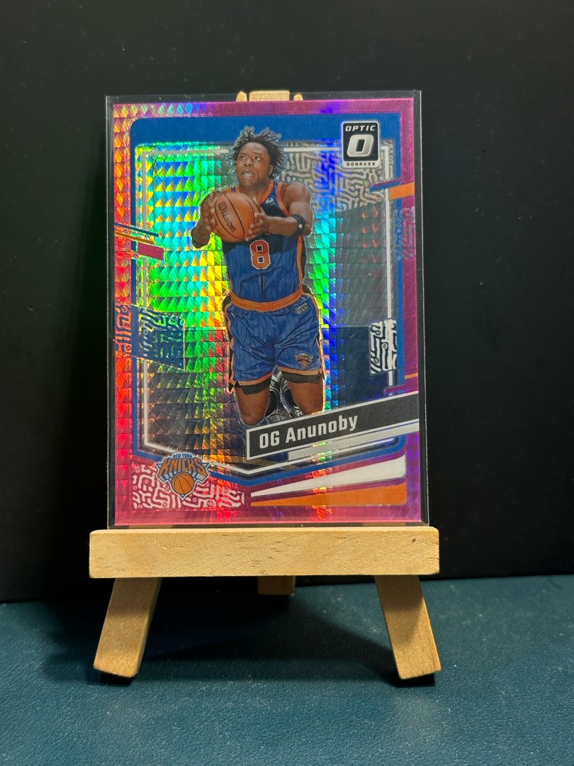 OG Anunoby NBA Optic Pink Hyper Prizm Holo Card, Hobbies & Toys, Toys ...