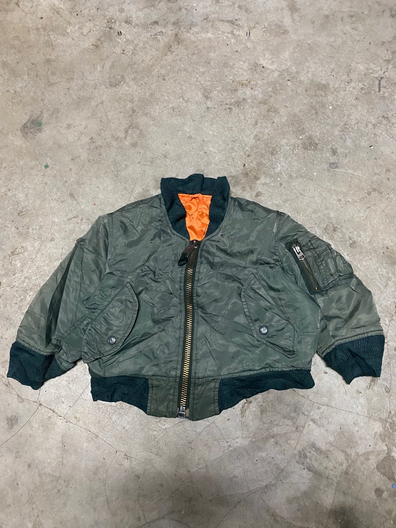 OG MA-1 Bomber Jacket Kids, Men's Fashion, Coats, Jackets and Outerwear ...