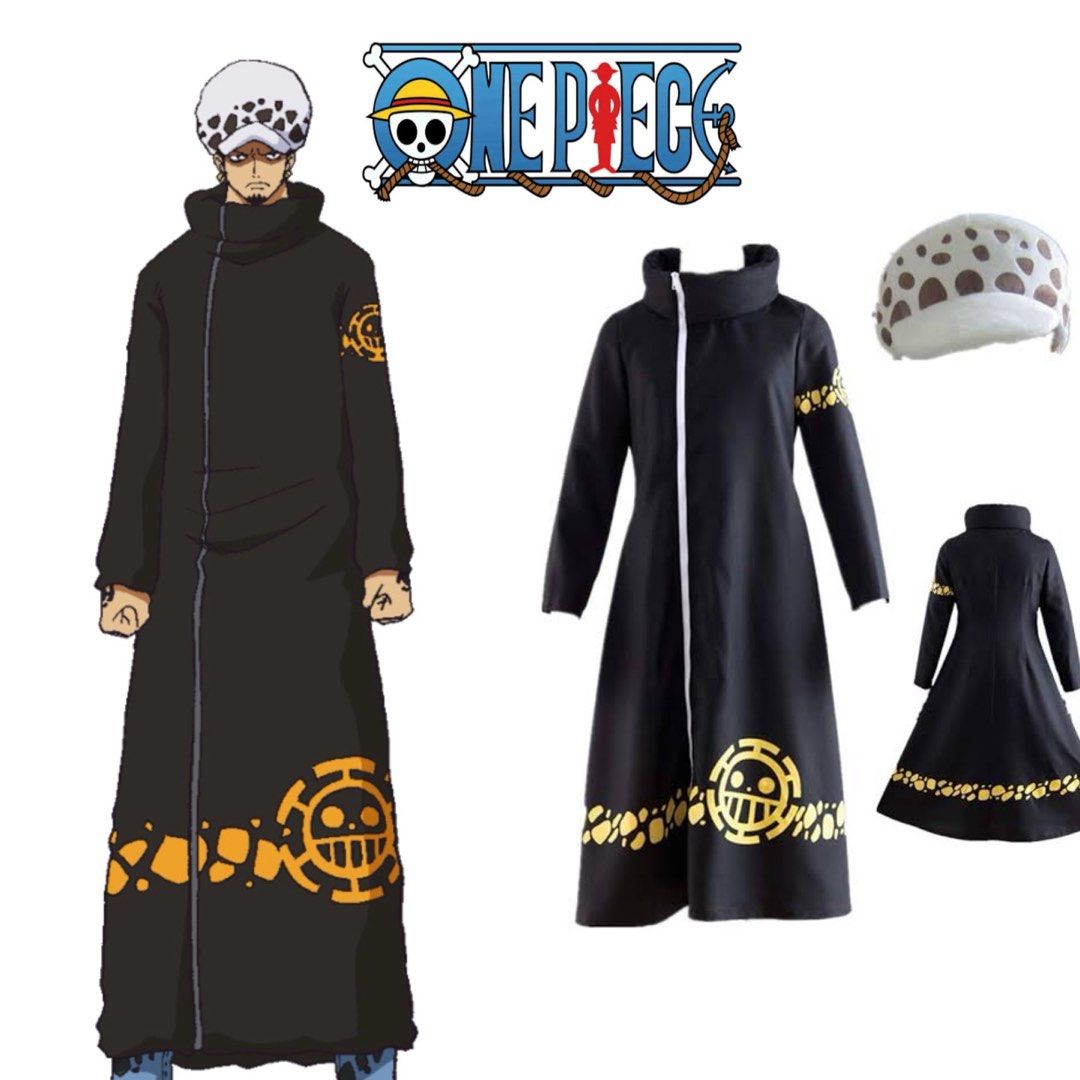 One Piece Anime Cosplay Trafalgar D Water Law Punk Hazard Arc Version ...