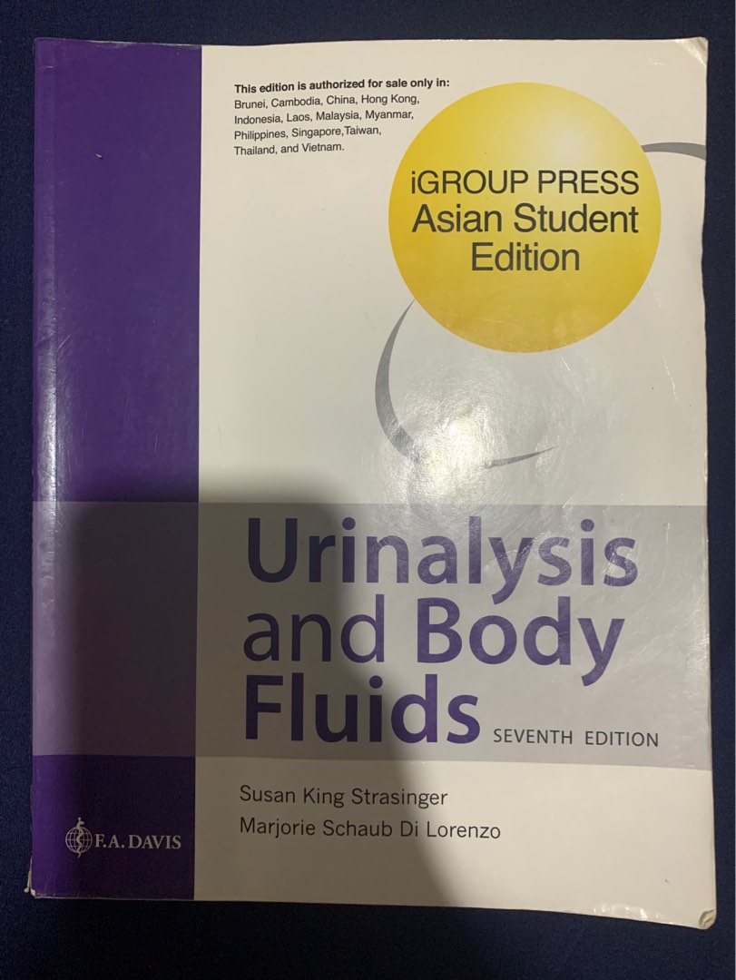 Original Urinalysis and Body Fluids (AUBF), Hobbies & Toys, Books ...