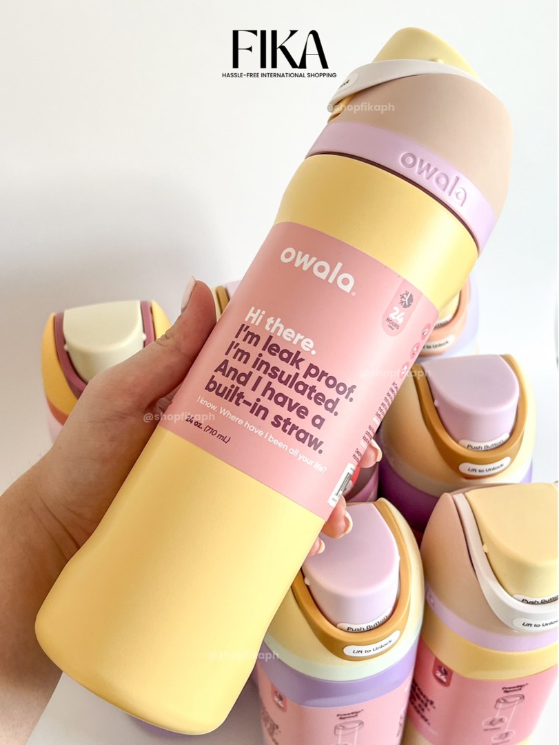 Owala FreeSip in Spring Fling (24oz), Furniture & Home Living ...