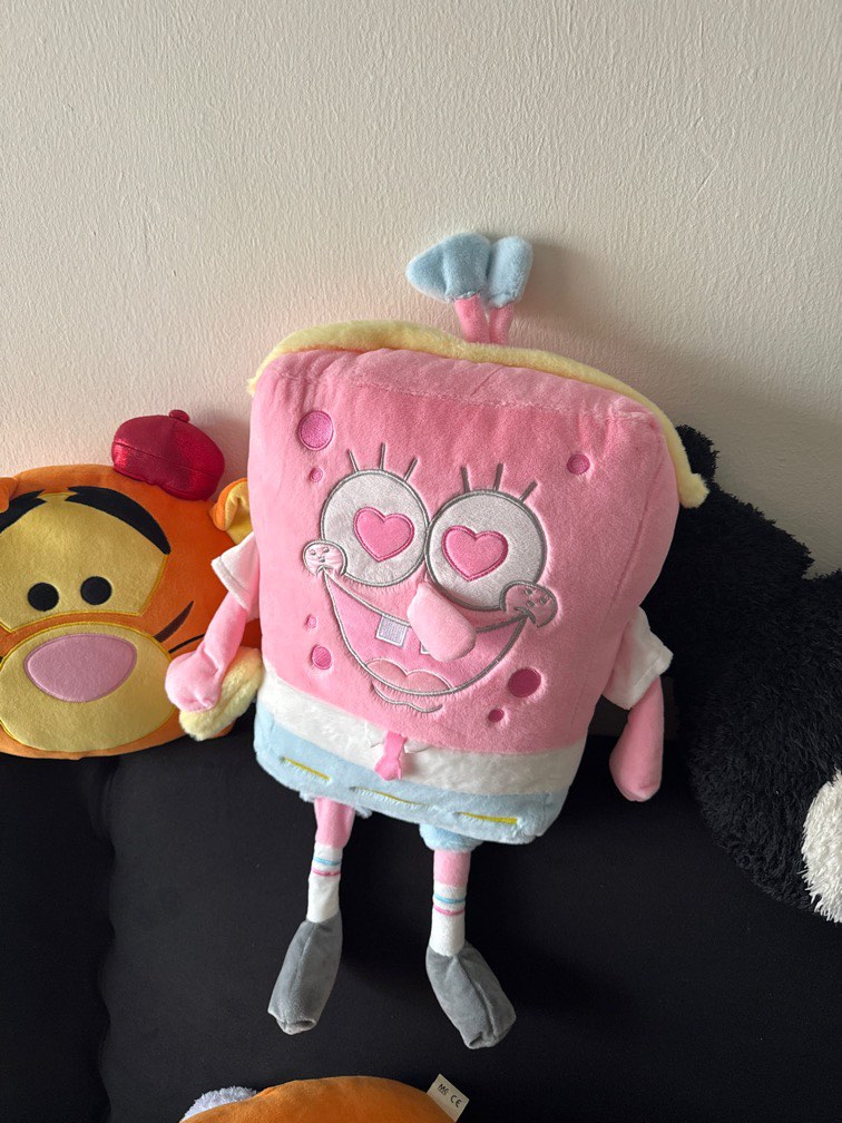 Brand New Pink Spongebob Squarepants Plush Toy, Hobbies & Toys, Toys ...