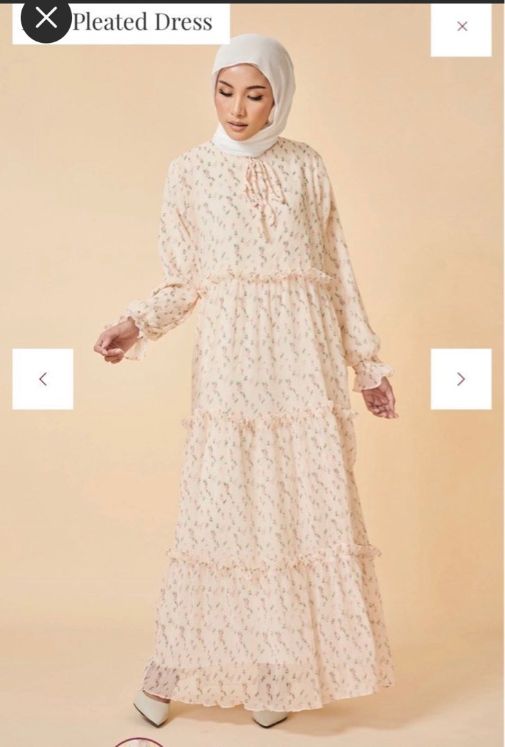 Pleated dress | Nada identity, Women's Fashion, Dresses & Sets, Dresses ...