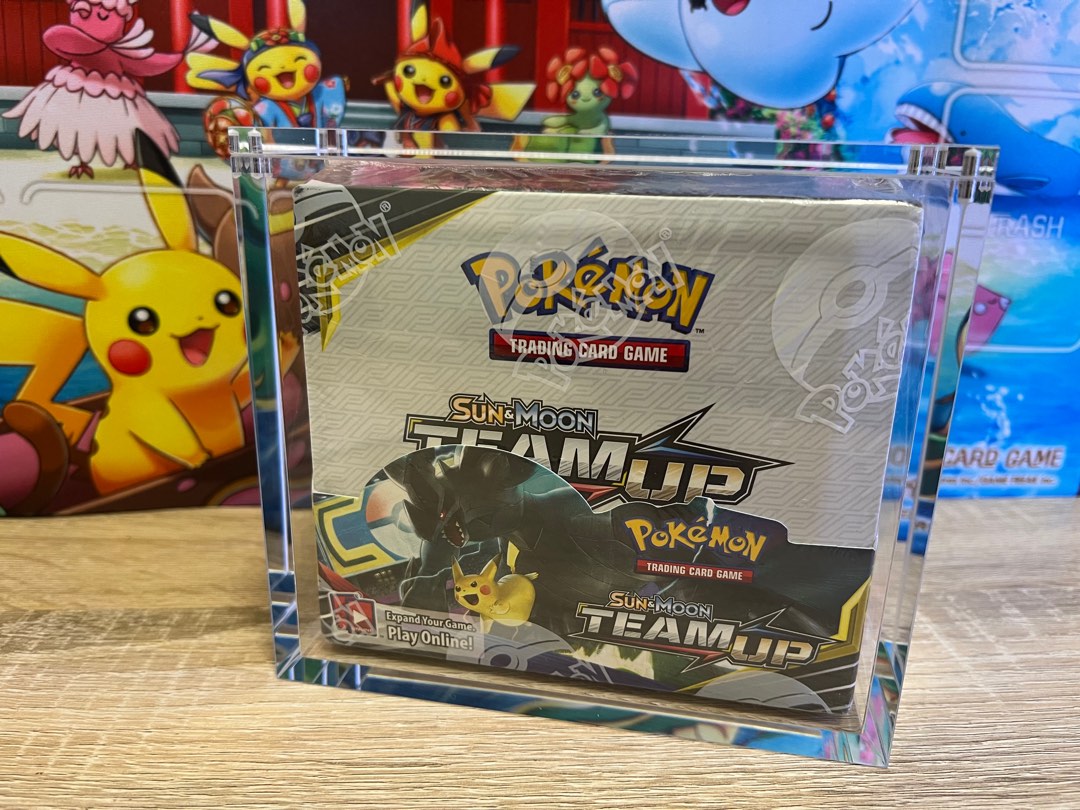Pokemon Display Case - English Booster Box, 興趣及遊戲, 收藏品及紀念品, 古董收藏 ...
