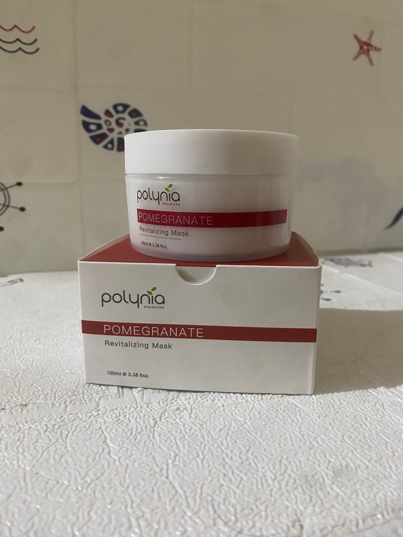 Polynia Mask Revitalizing Pomegranate, Kesehatan & Kecantikan, Kulit ...