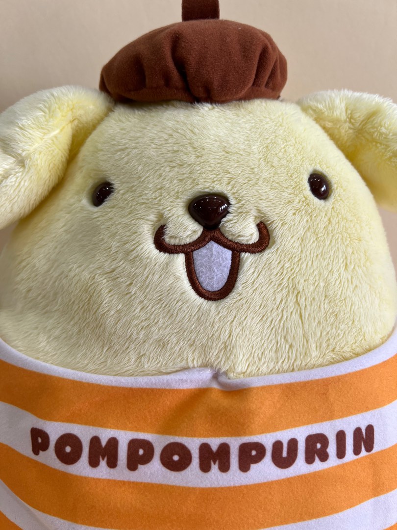 Pompompurin Striped T-Shirt BIG Plushie, Hobbies & Toys, Toys & Games ...