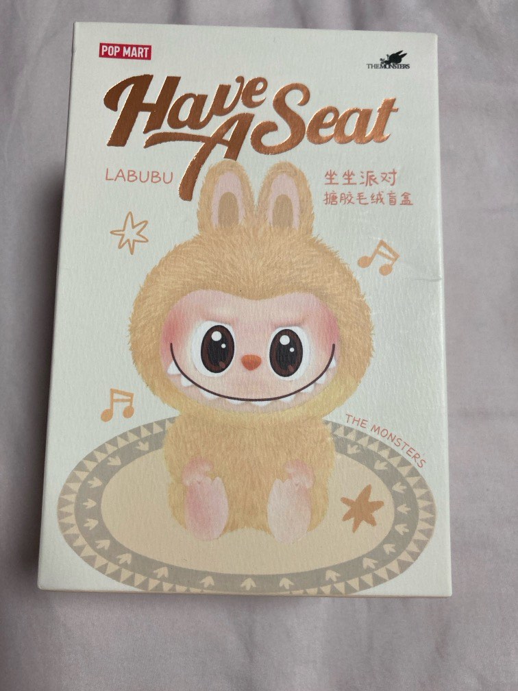 Popmart authentic labubu have a seat blindbox (BNIB), Hobbies & Toys ...