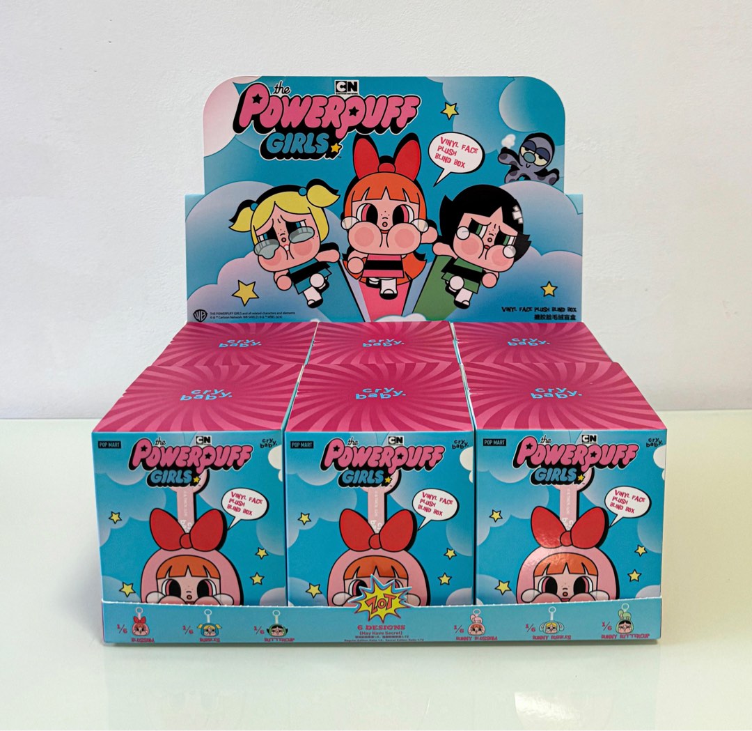 POPMART CRYBABY X POWERPUFF GIRLS, Hobbies & Toys, Toys & Games on ...